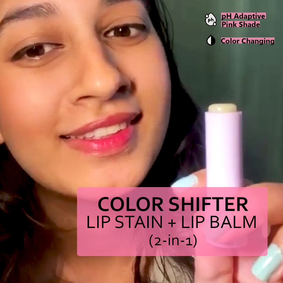 pH Adaptive Natural Pink Lipstain & Lip Balm (2in1) | Lavenza Naturals